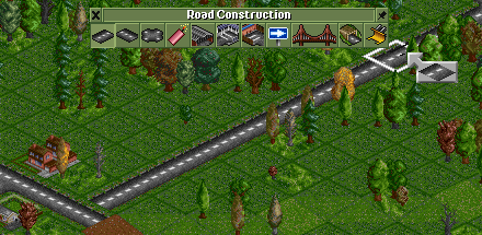 OpenTTD | Building roads